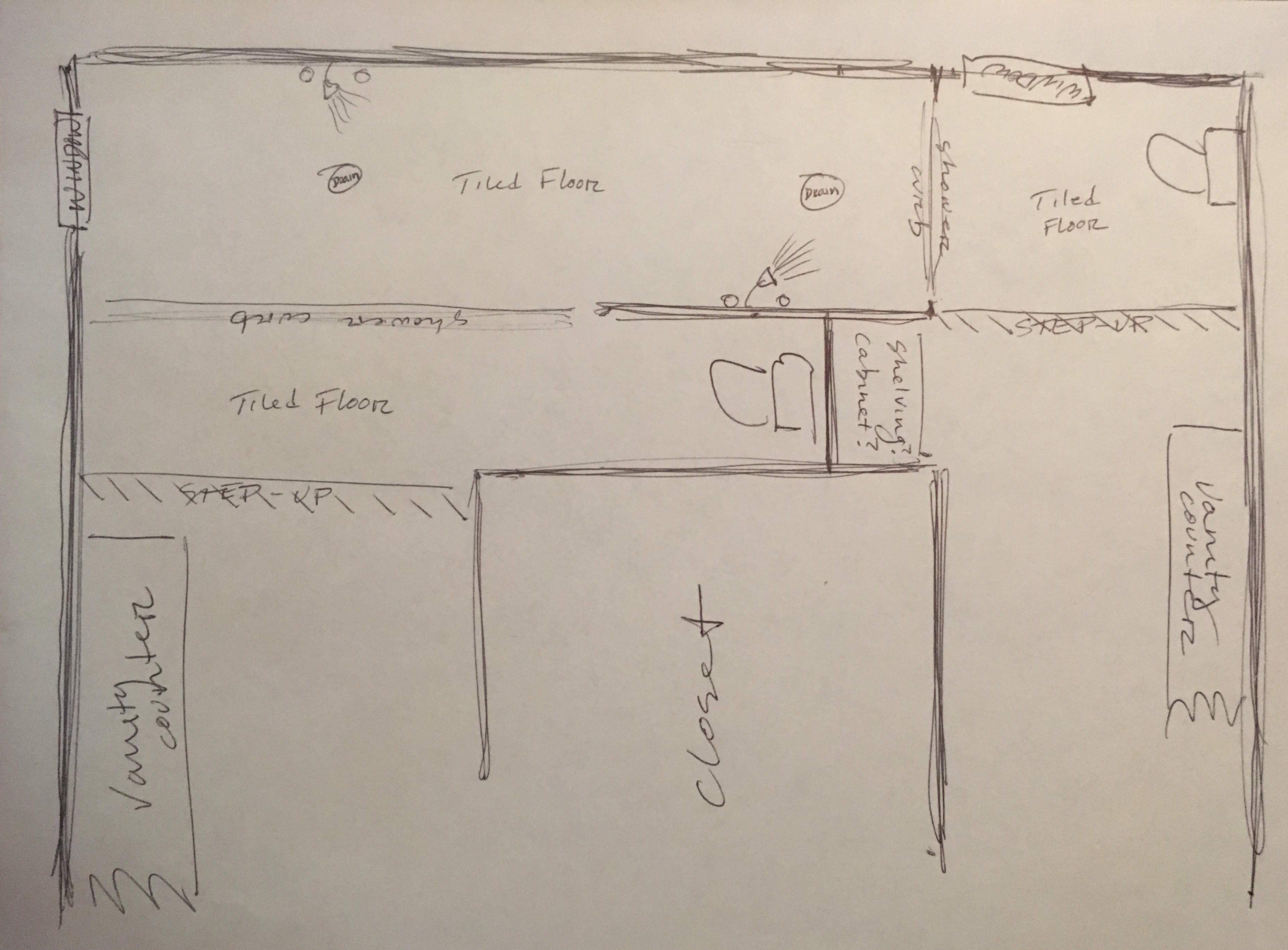 Super Shower ONE: demo and framing - Art Tile & Renovation