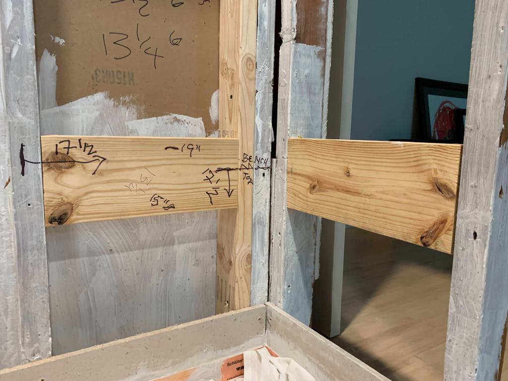 How to Make a Shower Bench - Art Tile & Renovation