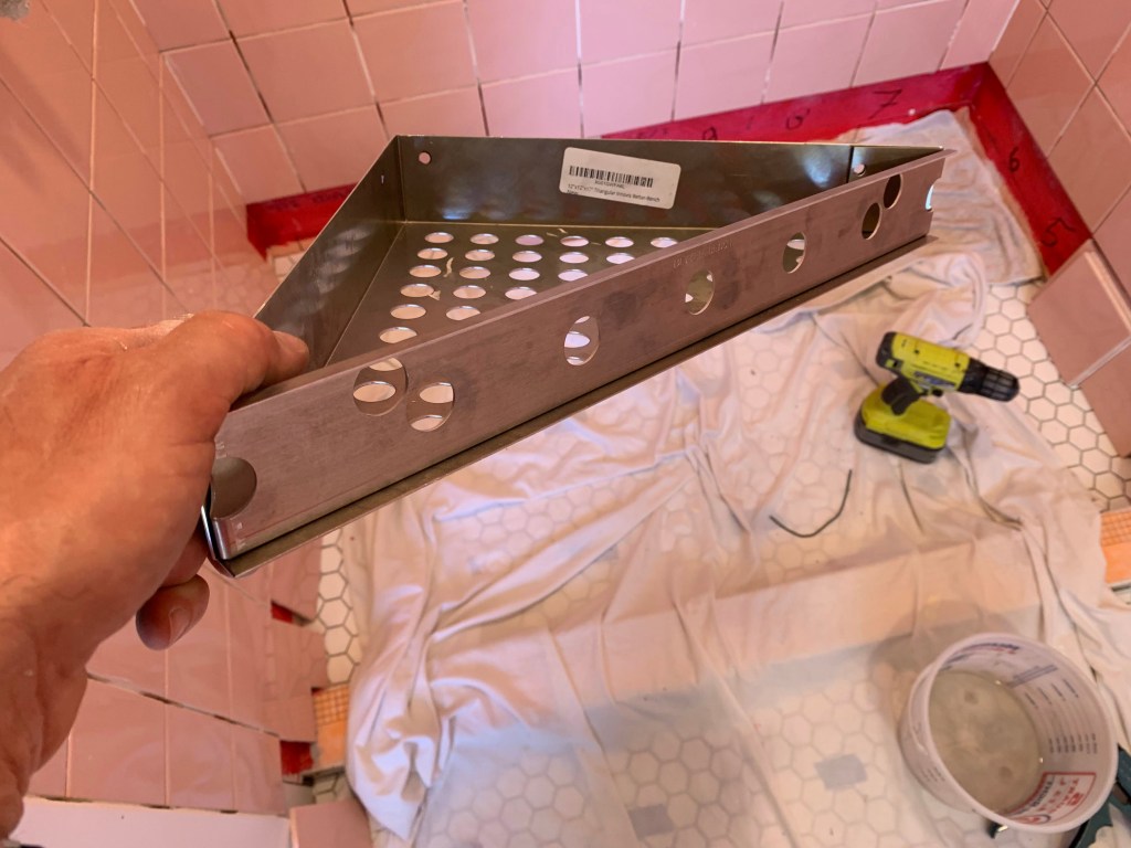 How to Make a Shower Bench - Art Tile & Renovation